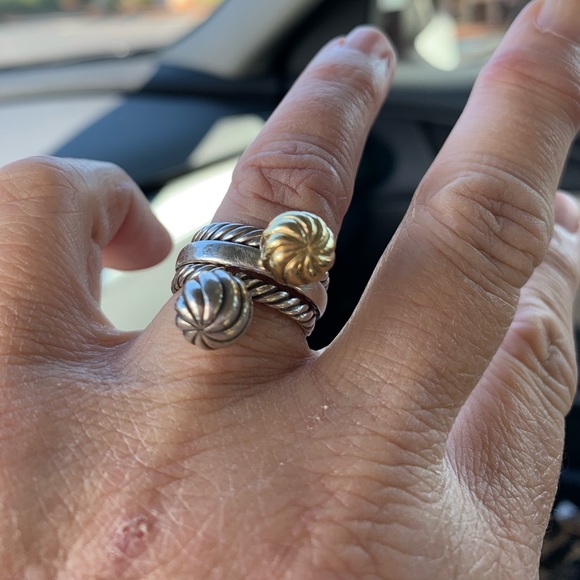 David Yurman | Jewelry | Stack Rings Size 5and A Half | Poshmark